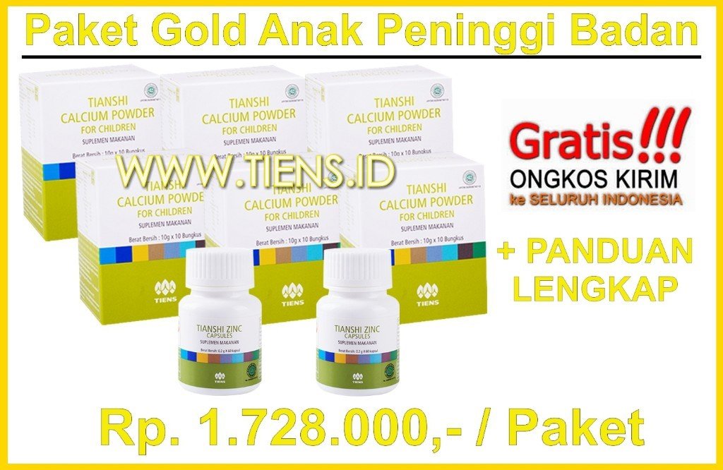 Peninggi Badan GOLD ANAK – Pusat Penjualan Produk Tiens (Tianshi ...