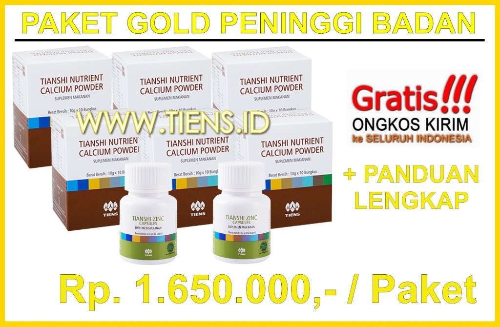 Peninggi Badan GOLD DEWASA – Pusat Penjualan Produk Tiens (Tianshi ...